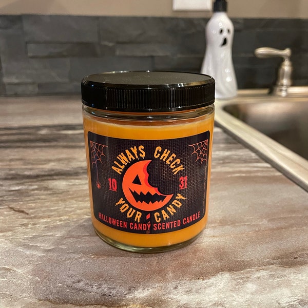 Trick ‘r Treat Sam Halloween Candy Scented Soy Candle - Etsy