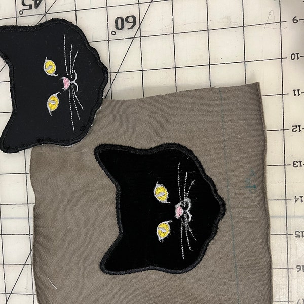 Cat Face Machine Embroidery Design - Etsy