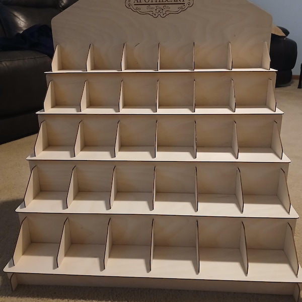 Sticker Display Stand, Craft Show Display, Wooden Stand, Retail Counter ...