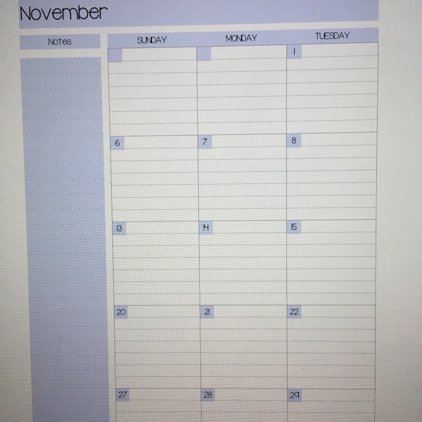 Happy Planner Classic, Happy Planner Printable Inserts, EDITABLE ...