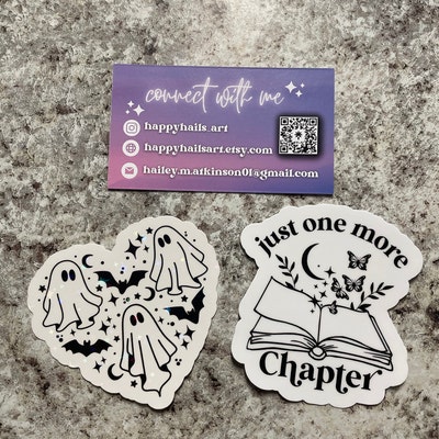 Just One More Chapter Sticker, Water Bottle Sticker, Kindle Sticker ...