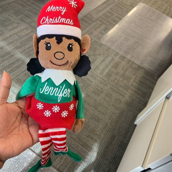 Personalized Christmas Elf, Stuffed Elf, Stocking Stuffer ...