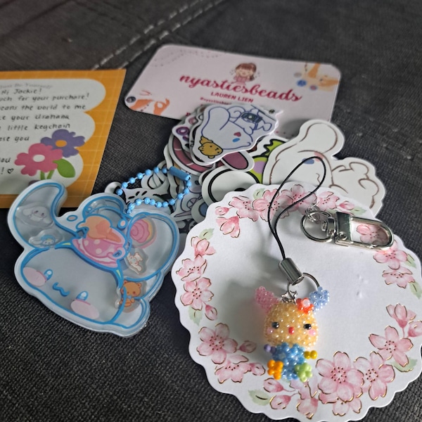 Ponyo Beaded Charm - Etsy