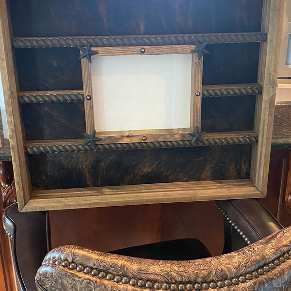 Belt Buckle Display Case With 8x10 Picture Frame - Trophy Display Case ...