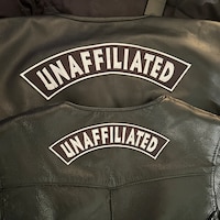 2 Square or Diamond Custom Embroidered Biker Patch Sizes and Colors ...