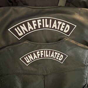 Custom Embroidered Top and Bottom Rocker Set MC Biker Patch - Etsy