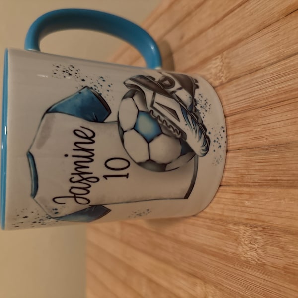 Football Mugs | Personalised Football Mug | Boys Football | Football ...