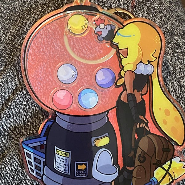 Splatoon Great Zapfish and Mini Zapfish Sticker Bundle - Etsy