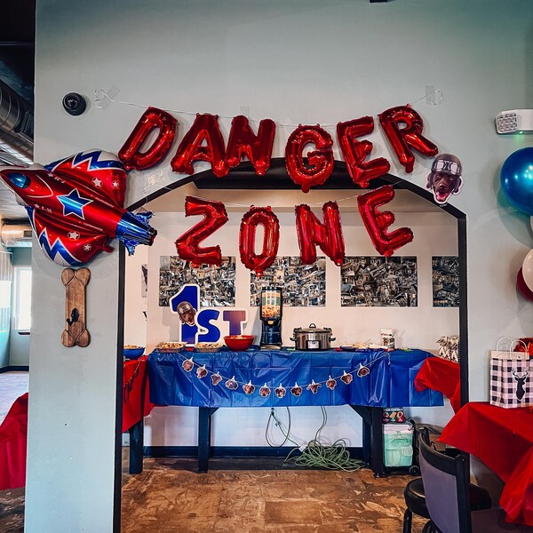 YAY Birthday Balloon Banner Custom Number Birthday Party Decor YAY 21 ...