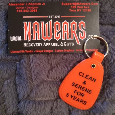 NA Lot of 10, 20, 25 & 30 Year Clean Time Key Tag Narcotics Anonymous ...