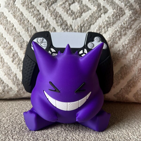 3D Printed Gengar Pokemon Controller Stand, Gaming Decor - Etsy