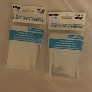 Faceless Board Game Compatible Sleeve Bundle 8810 X 1 - Etsy