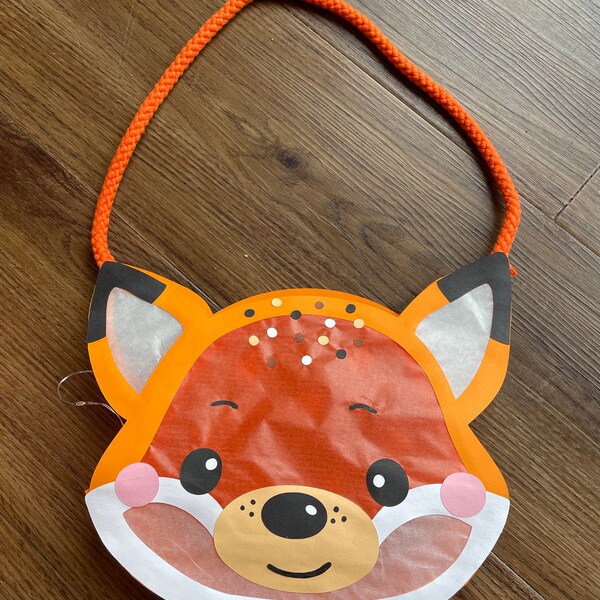 Fox Lantern Craft Template Pdf/svg/dxf_can Be Crafted With or Without a ...