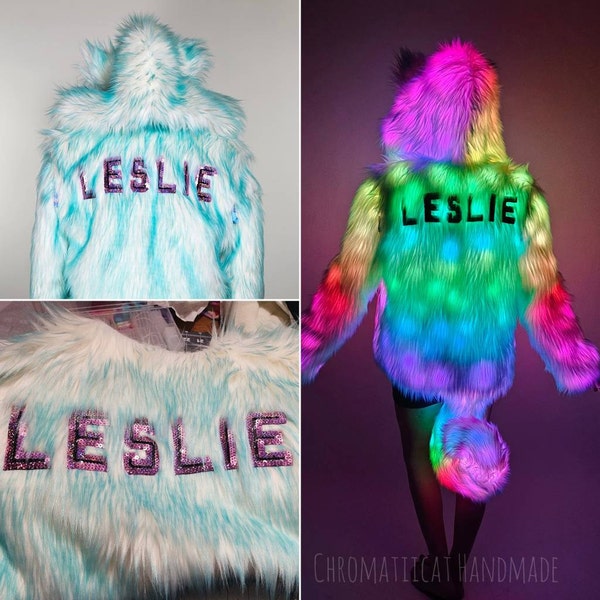 18 Colors! 3in Two Tone Outline Sequin Iron-on Letters - Etsy