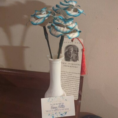 Custom Harry Potter Roses Single Rose - Etsy