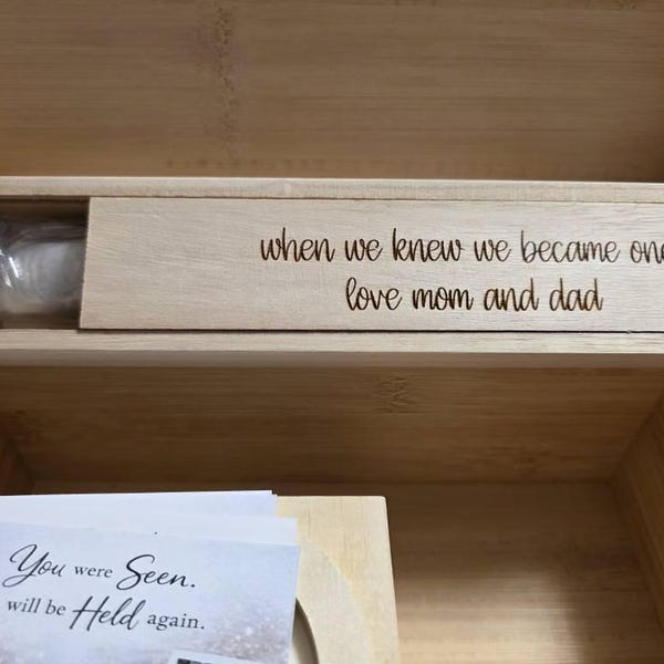 Baby Loss Keepsake Box, Miscarriage Baby, Memorial Miscarriage ...