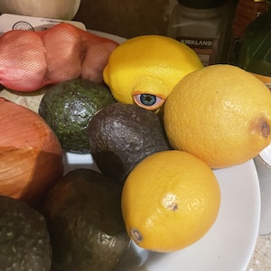 Realistic Life Sized Freaky Fruit All Seeing Lemon by Dead Head Props ...