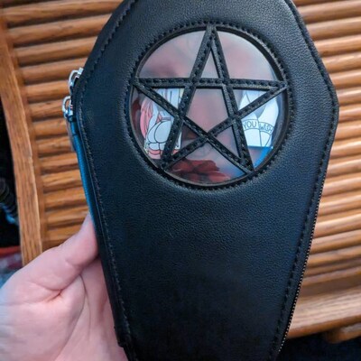 Gothic Goat Coin Purse Black, Lavender, or Cotton Candy - Etsy