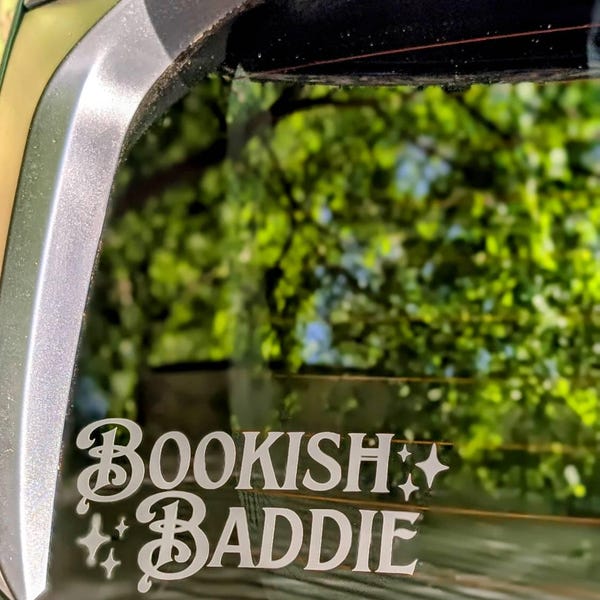 Good Girl Tattoo Decal, Car Sticker Metal Bookish Car Decal Metal ...