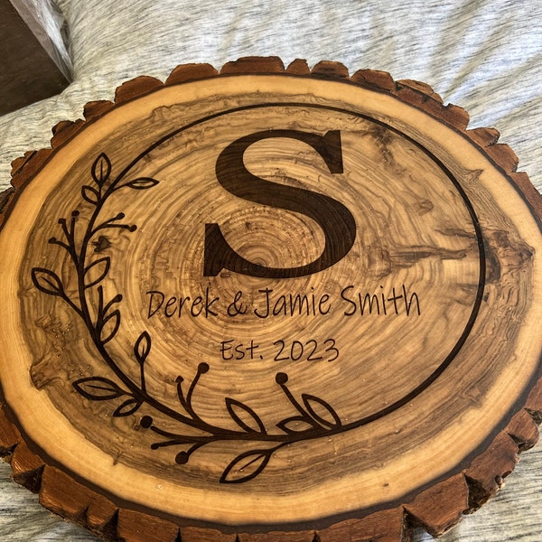 Log Slice Slab for Cake Stand, Cutting Board, Charcuterie, Food Serving ...