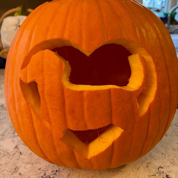 Penguin Pumpkin Stencil, Printable Pumpkin Carving Stencil, Penguin ...