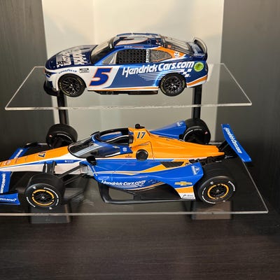 1:18 Scale Model, 3 Tier, Angled Desktop Display Stand Suits Formula 1 ...