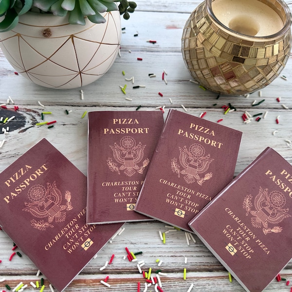 Baby Shower Passport DIY: Baby Shower Itinerary/menu/party Favor ...