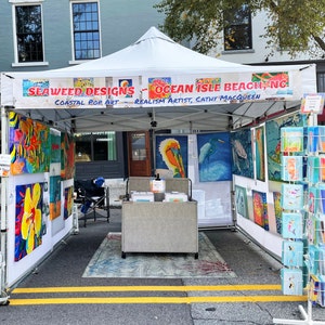 Custom 10x10 Tent Craft Show Package Front 1x9 Banner Back - Etsy