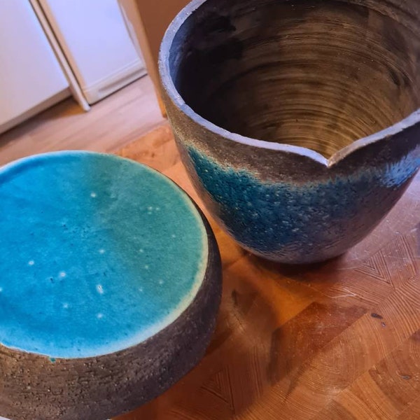 Ceramic Urn Red Green Urn Urns for Human Ashes Raku Urn Handmade Art Urn - Etsy