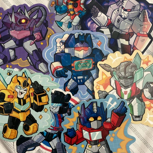 Large TF Stickers (autobots & Decepticons) - Etsy