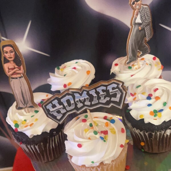 HOMIES. 3D Cupcake Toppers - Etsy
