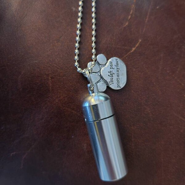 Lovely Natural Walnut Cremation Urn / Scattering Tube Fits in Pocket ...