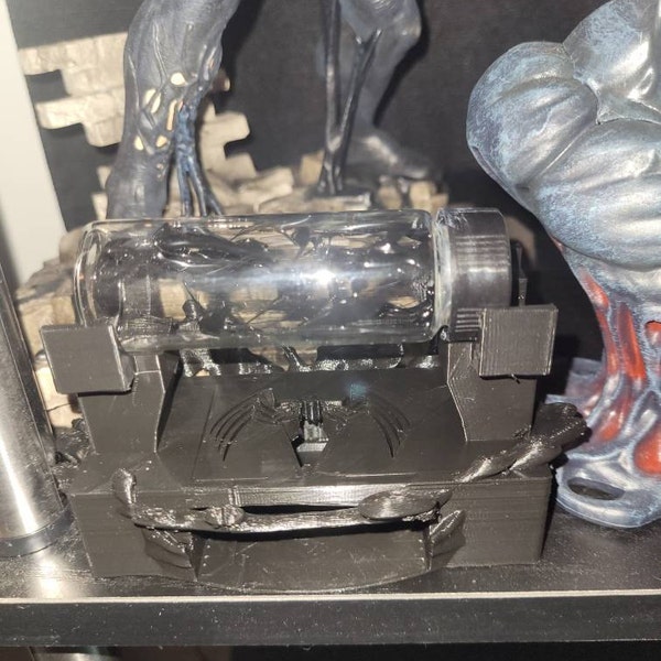 Venom Symbiote Contained in a Glass Vial With Custom Display Stand ...