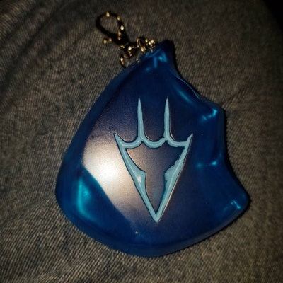 Dragoon FFXIV Hand Painted Soul Crystal/drg Job Stone Final Fantasy XIV ...