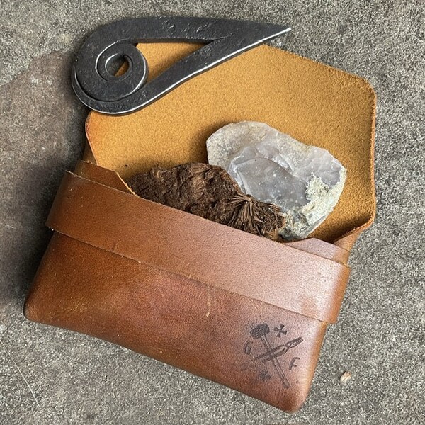 Flint and Steel in Leather Pouch. - Etsy