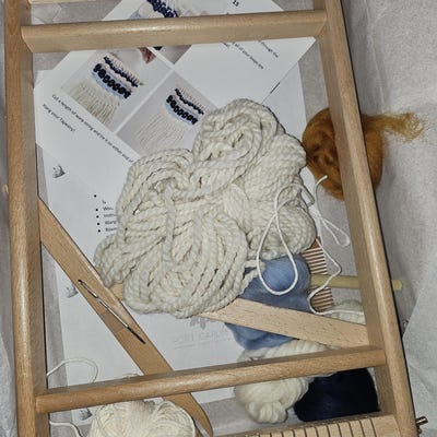 Large Weaving Loom, Adjustable Frame Loom With Tools - Etsy