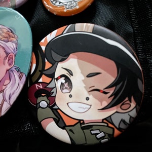 Identity V Buttons/pin 9 Character - Etsy