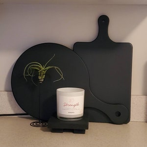 Square Black Riser 6.5x6.5x1.5 Inch Riser Country Black Riser Farmhouse ...