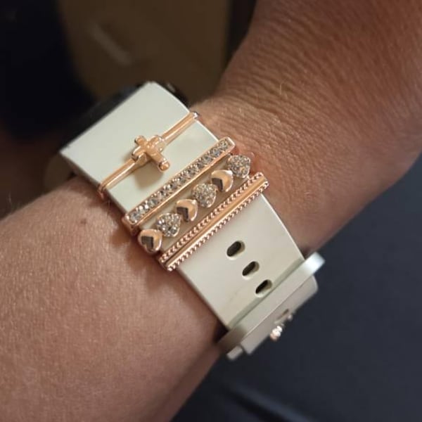 Cross Stackable Watch Band Charms for Apple Watch, Fitbit, Watch Sports ...