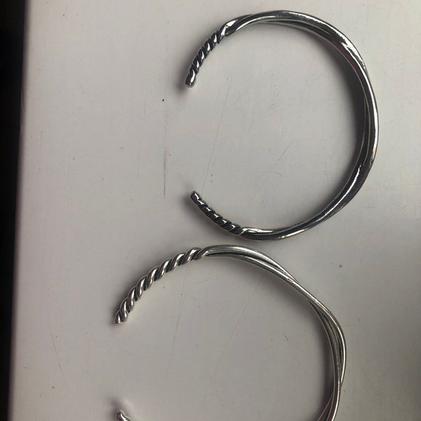 Silver Simple Adjustable Fish Cuff Bangle, Fish Lovers, Sealife ...