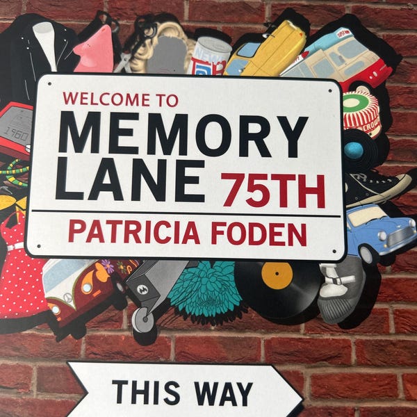 Personalised 60th Birthday Memory Lane Book UK Edition, Milestone ...