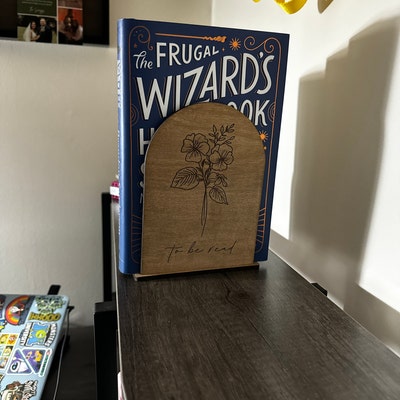 CUSTOM MESSAGE Book Stand Personalized Wooden Book Stand Book Mark Book ...