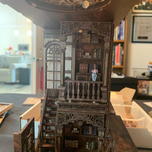 DIY Magic Spell Street Alley Book Nook, Booklover Diorama, Book Lovers ...