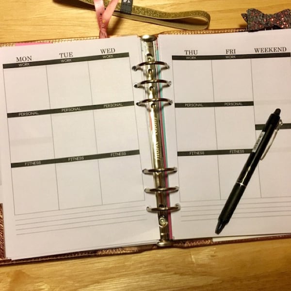 Passwords Tracker, A6 Printable Planner Inserts, Planner Tracker ...