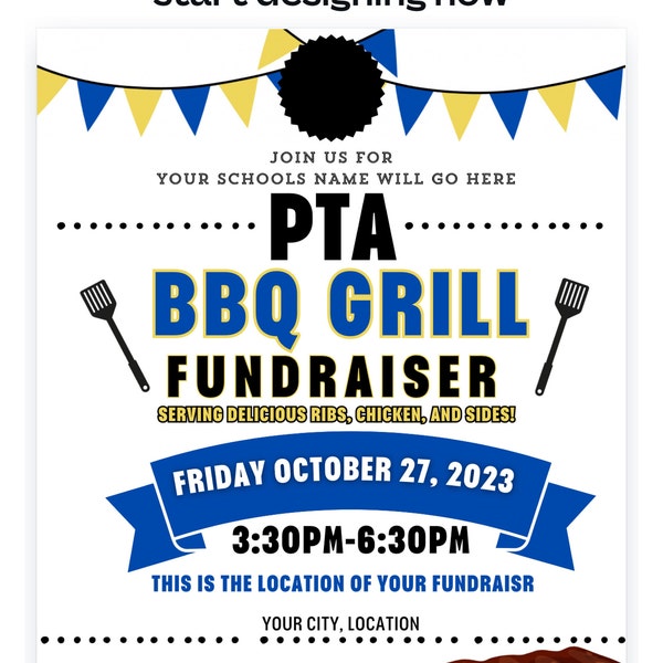 Editable Double Good Fundraiser Template Flyer - Etsy