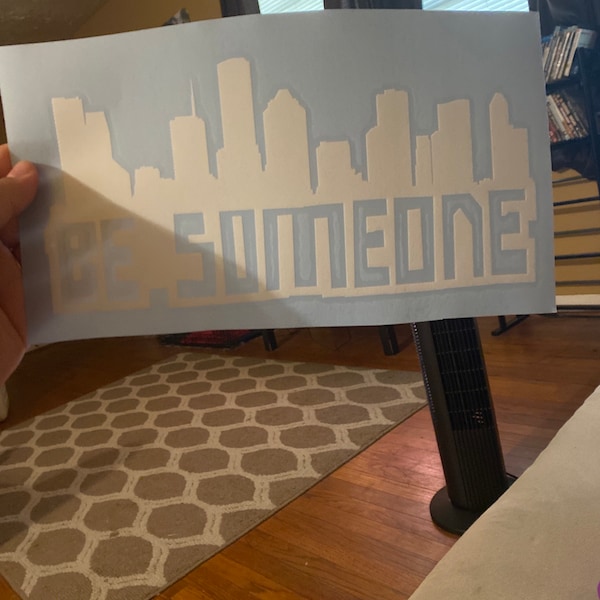 BE SOMEONE Houston Skyline I-45 Graffiti Window Decal Sticker - Etsy