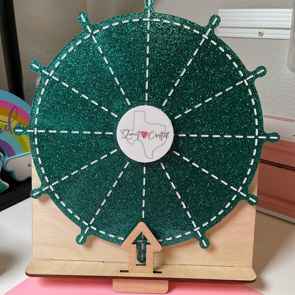 Branded Spin Wheel, Table Top Spin Wheel Game, Custom Spin Wheel ...