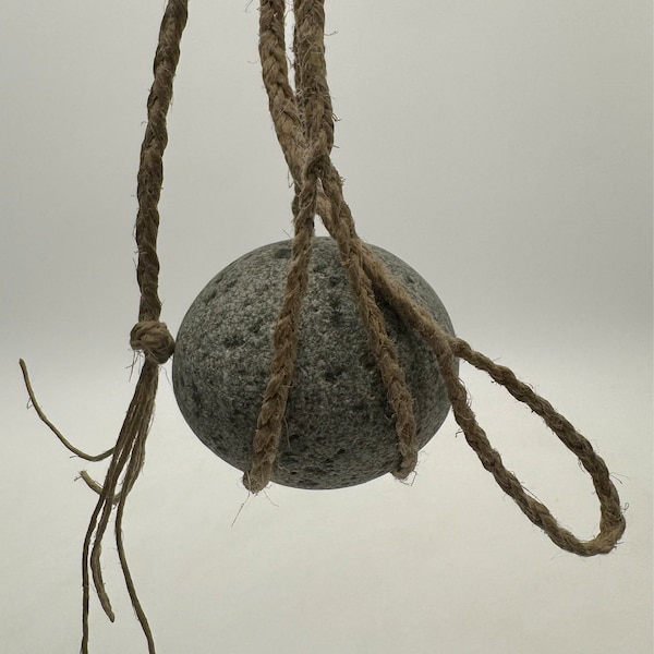 Sling Basic: Hand Woven, Round Braid, Rock Throwing Sling - Etsy