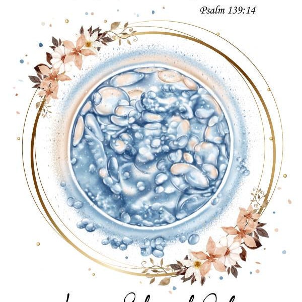 Embryo Art Custom IVF Painting, Personalized Pregnancy Gift, Nursery ...
