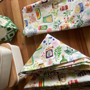 Cloth Napkins Sets of 4 Dapper Foxes Gray Orange Black - Etsy